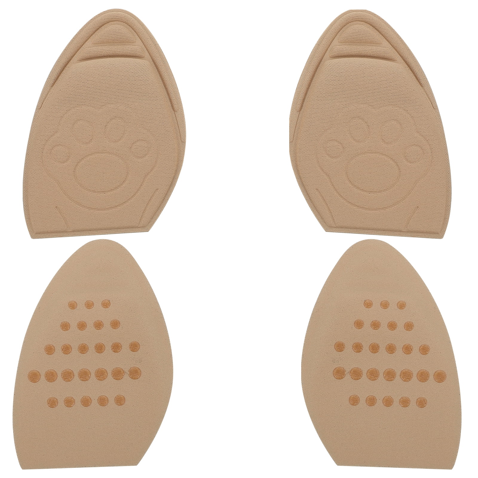 Eease 2 Pairs Anti-slip Forefoot Front Half Insole Shoe Pads Pain ...
