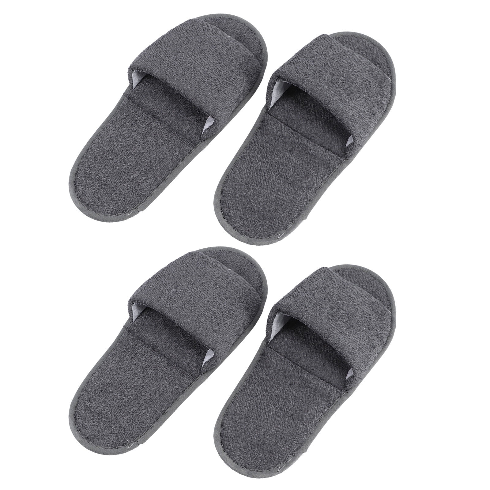 Eease 2 Pairs Hotel Slippers Non-skid Cloth Slippers Summer Slippers ...