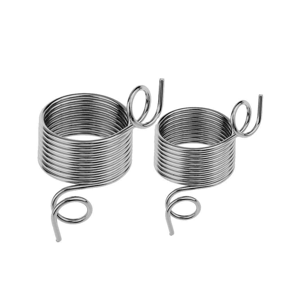Eease 2 Pcs DIY Yarn Strand Guide Metal Yarn Threader Finger Ring Wool ...