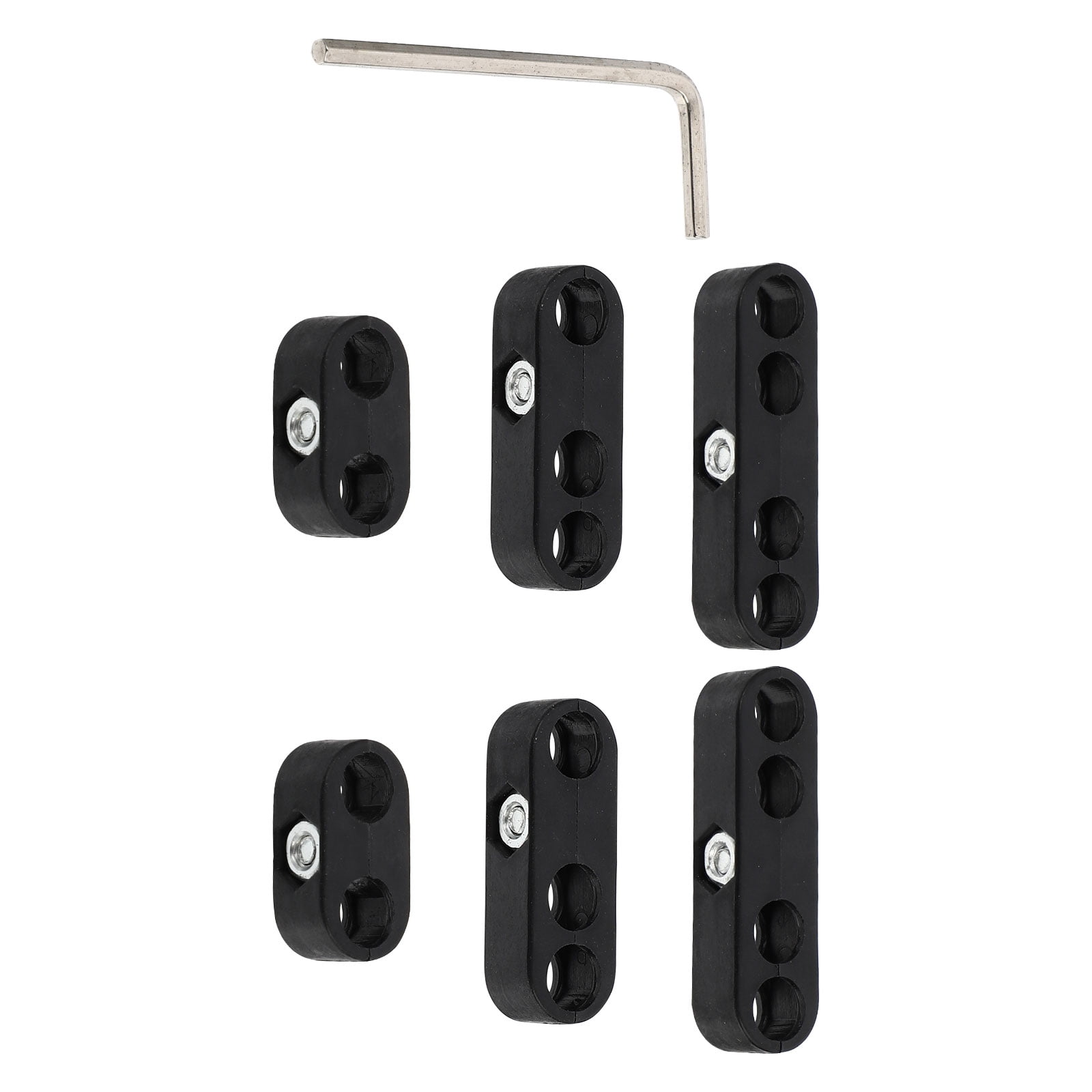 Eease 2 Sets Chromes Spark Plug Wire Separators Looms Auto Wire ...