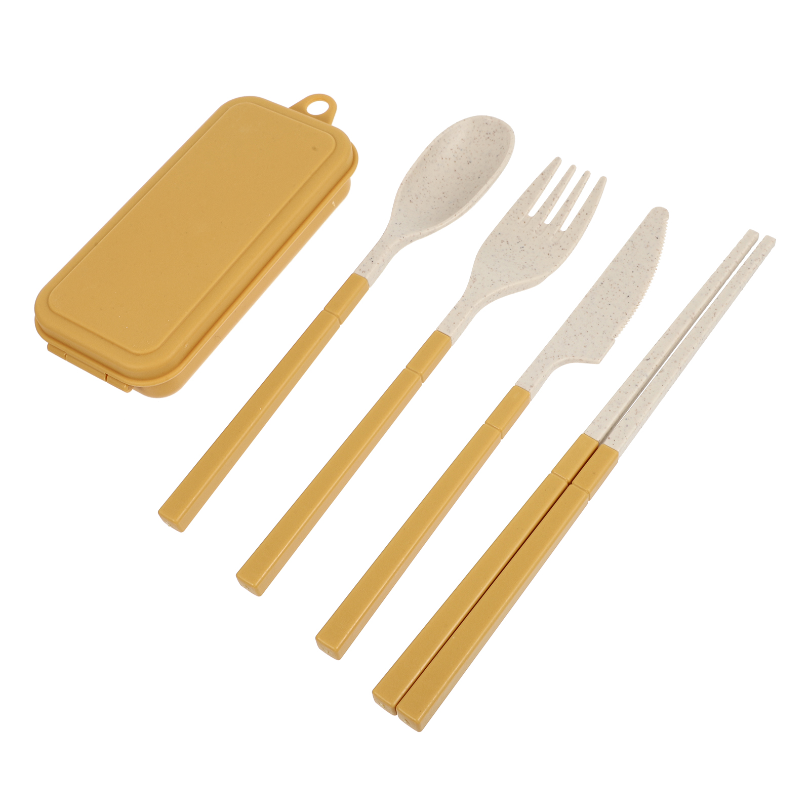 Eease 2 Sets of Portable Flatware Kit Creative Folding Fork Cutter ...