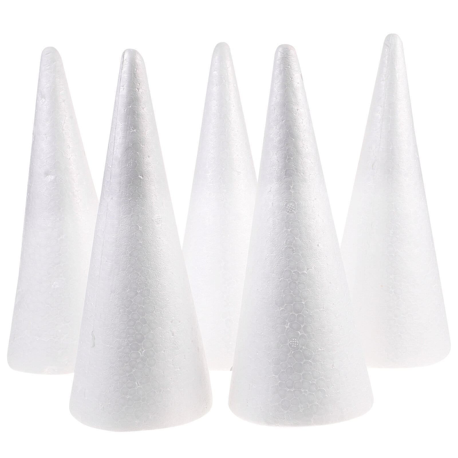 Eease 2 White Foam Cones for Xmas DIY Art (24.5x10cm) - Walmart ...