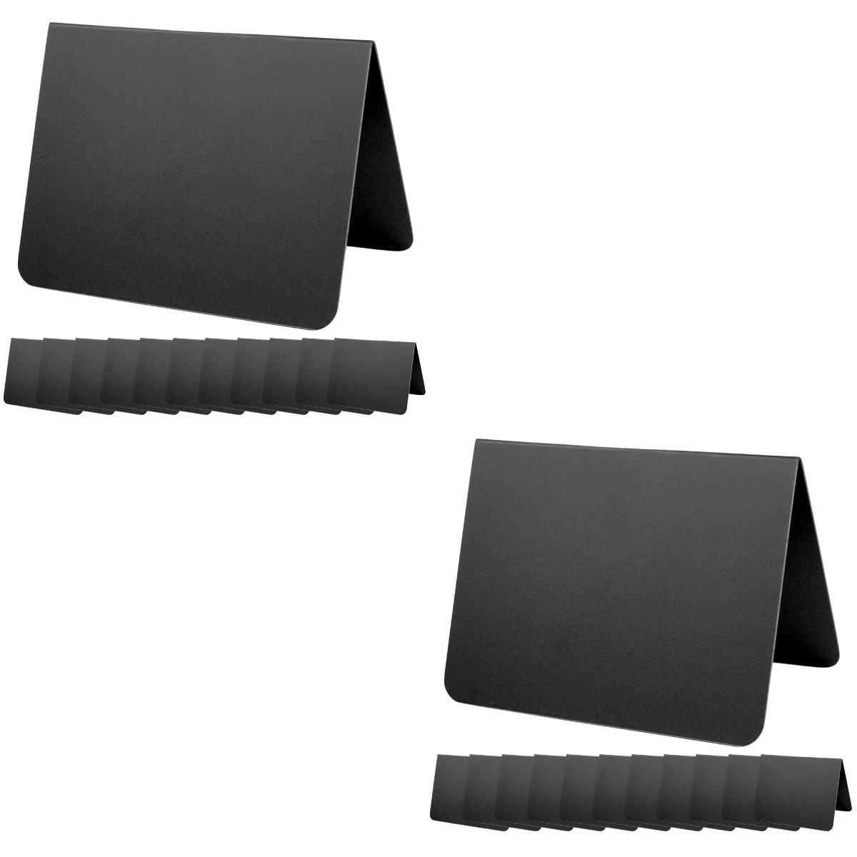 Eease 20 Pcs Handwritten Desk Sign Emblems Table Signs Chalkboard Memo ...