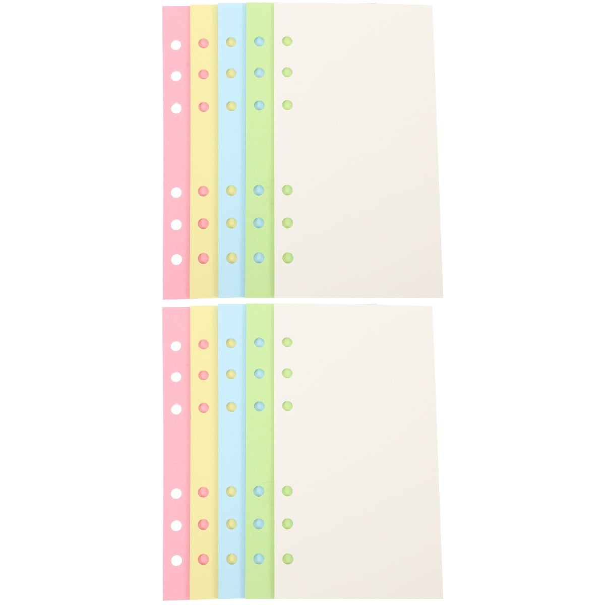 HEALEEP A6 Loose Leaf Paper Paper Students School Use 200 Sheets 6.8X3 ...