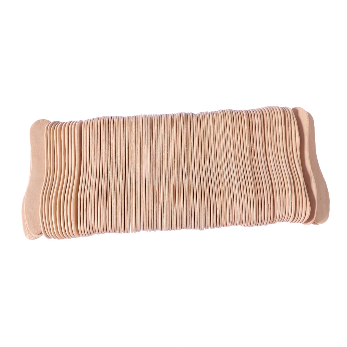 Eease 200 Wooden Ice Cream Spoons Popsicle Paddles Taster Spoon ...