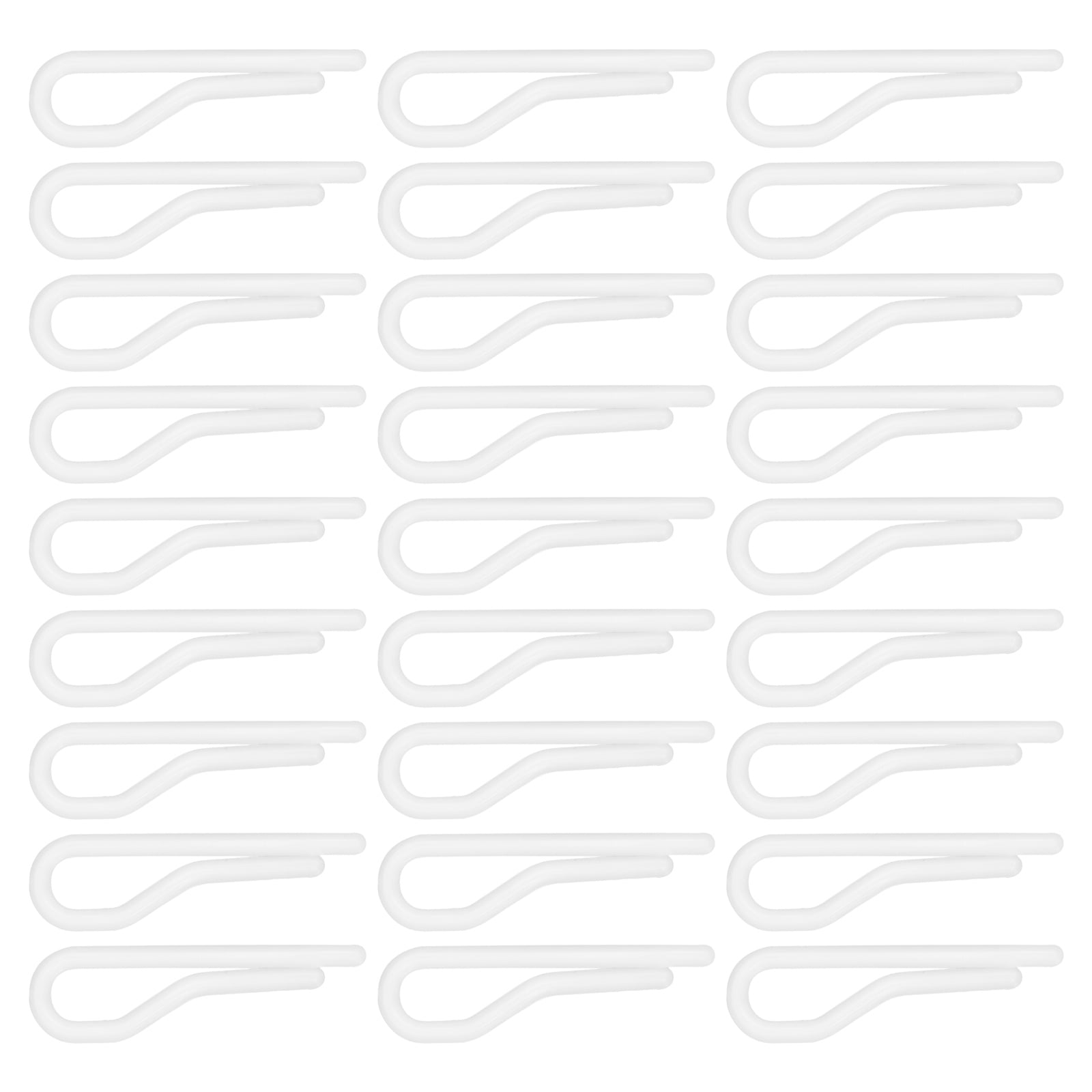 Eease 200pcs Transparent Plastic Alligator Clips for Men's Clothing ...