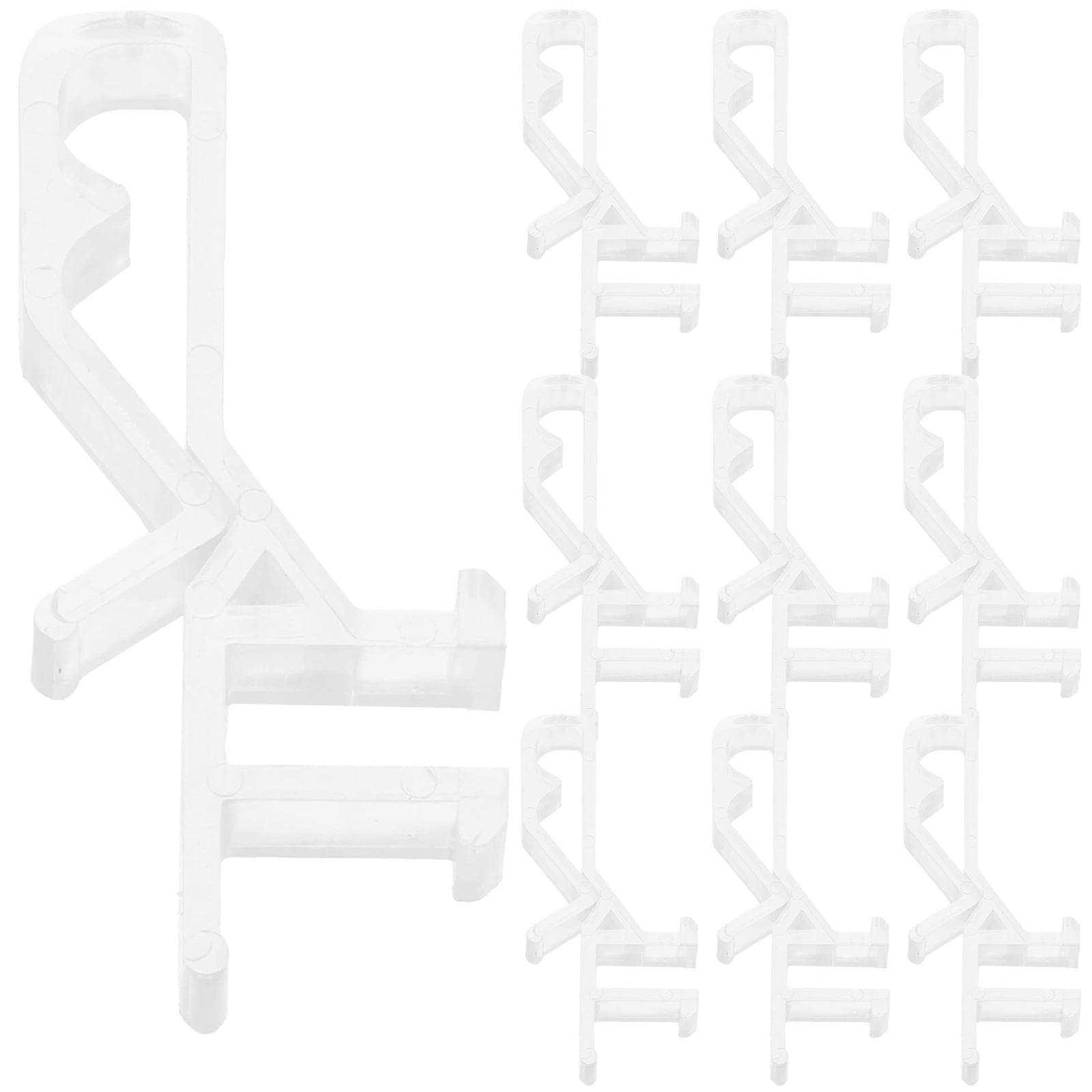 Eease 20pcs Blind Clips Valance Baffle Clamps Replaceable Blind Clamps ...