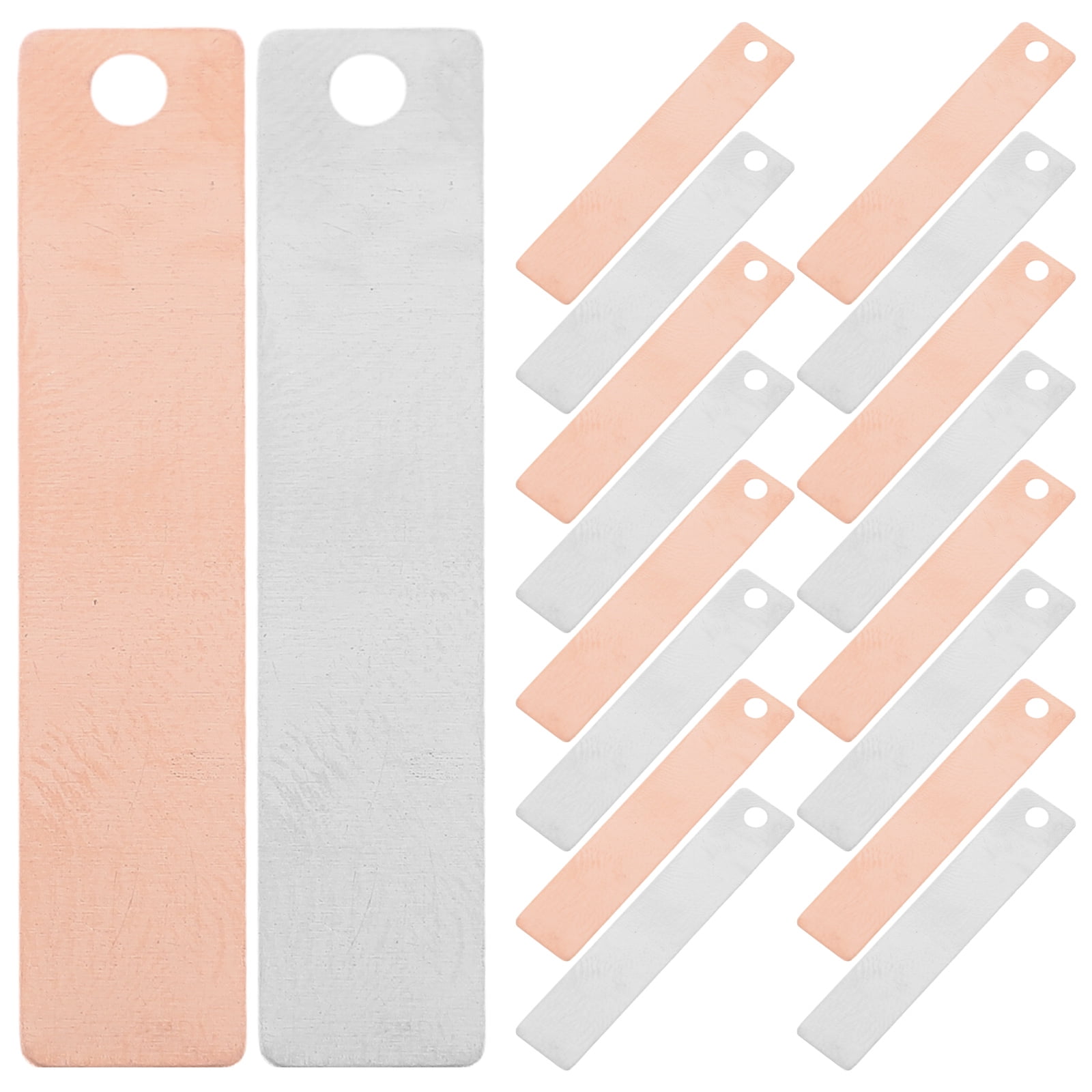 Eease 20pcs Pure Copper Zinc Anode Sheet Anode Set Purity Copper Strip ...