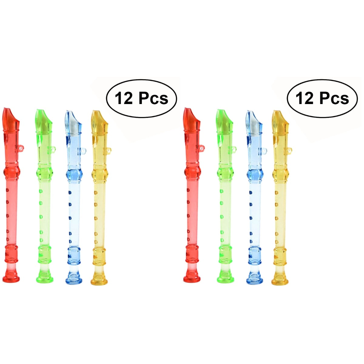 Eease 24 pcs Flutes Children Learning Rhythm Musical Instruments Kids ...