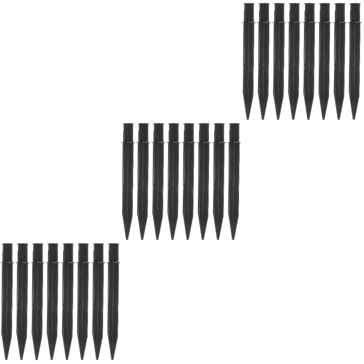 HEALEEP Garden Solar Lamp Stakes Plastic Cone Shaped for Outdoor Use ...