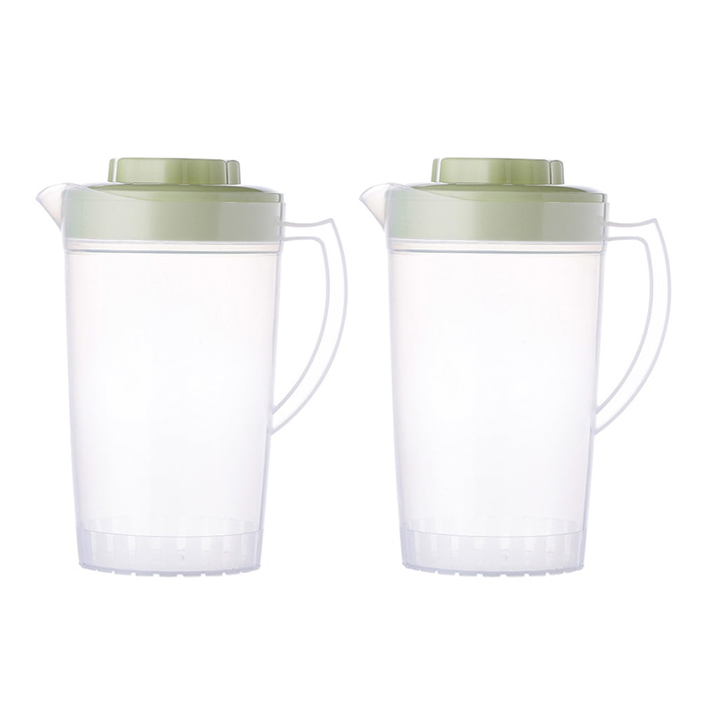Raindrops Plastic Drink Pitcher Cold Water Jug Green PP 2Pcs - Walmart.com
