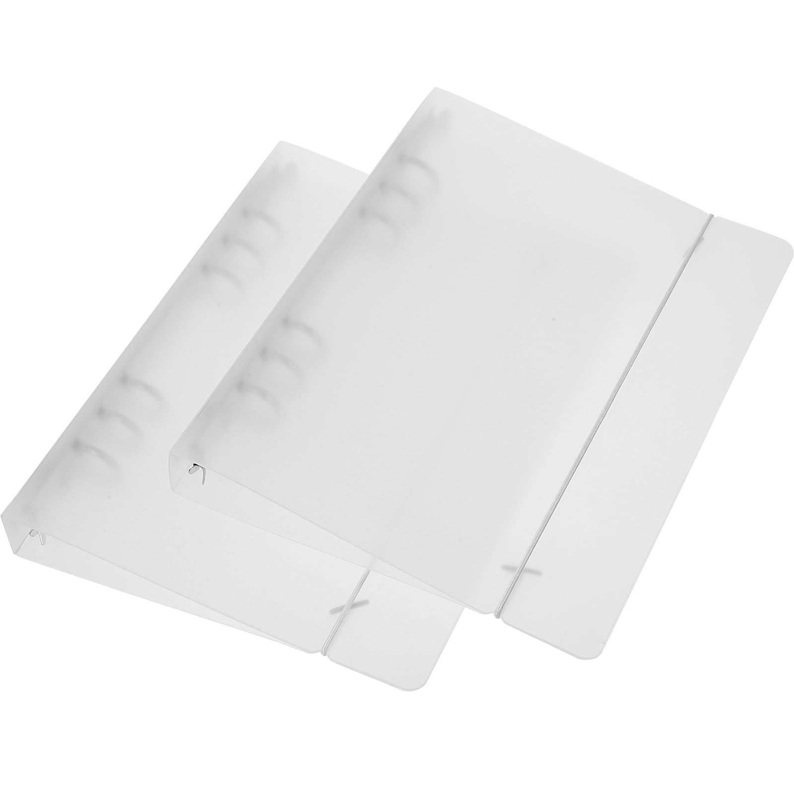 Eease 2Pcs A5 Clear Binder Folders for Stationery & Documents - Walmart ...