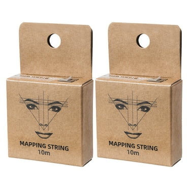 Eisoary Eyebrow Mapping String 20m Pre-inked with Cutter Safe Draw ...