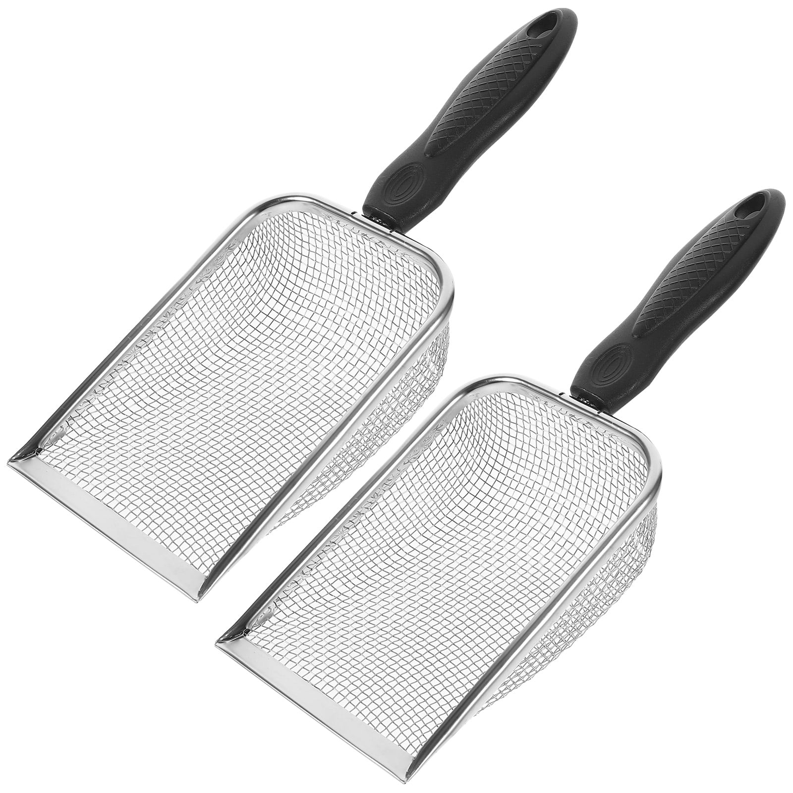Eease 2pcs Beach Mesh Shovel for Shell Collecting Sand Filter Scooper ...