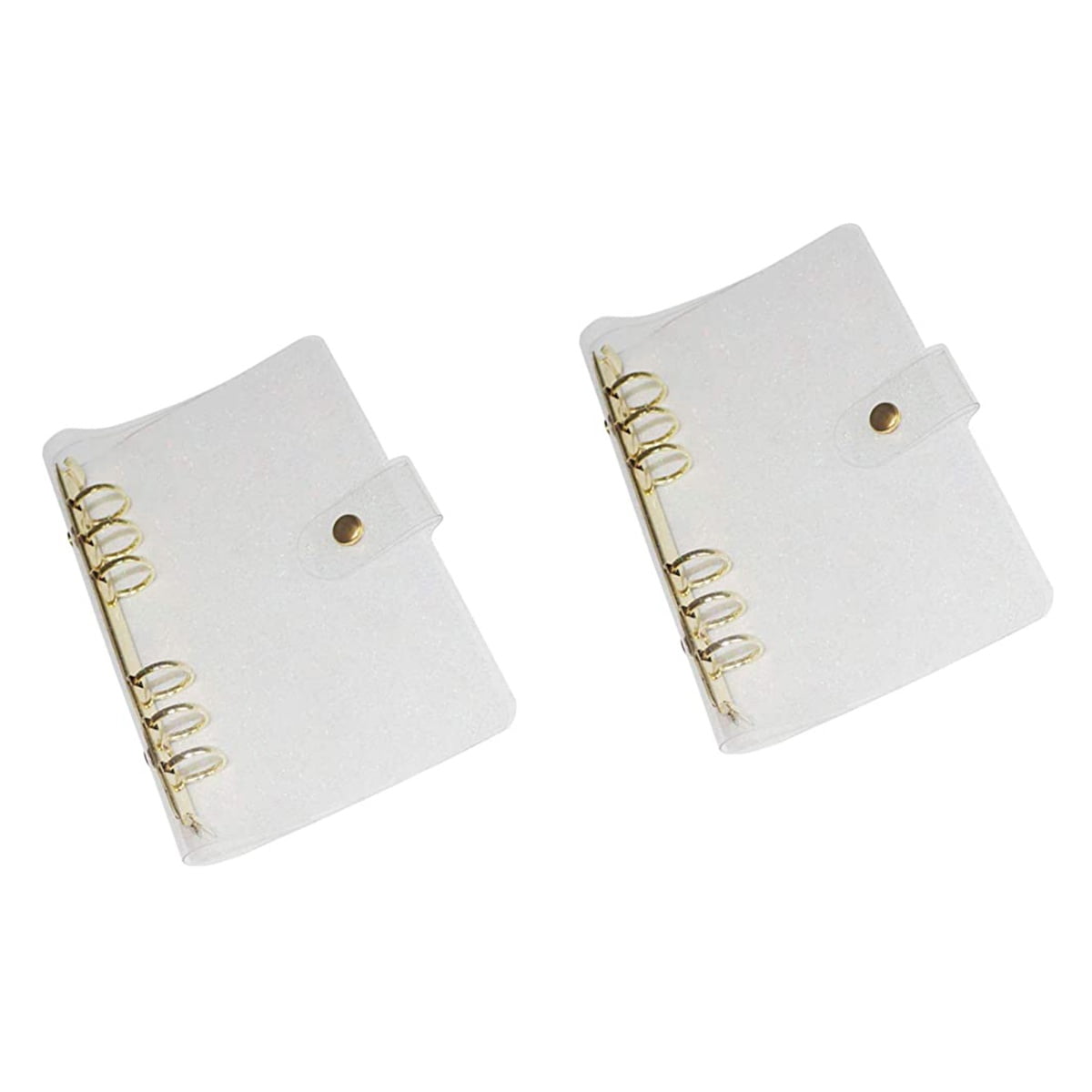 Eease 2pcs Binder Notebook Shell Binder Cover Scrapbook PVC Cover ...