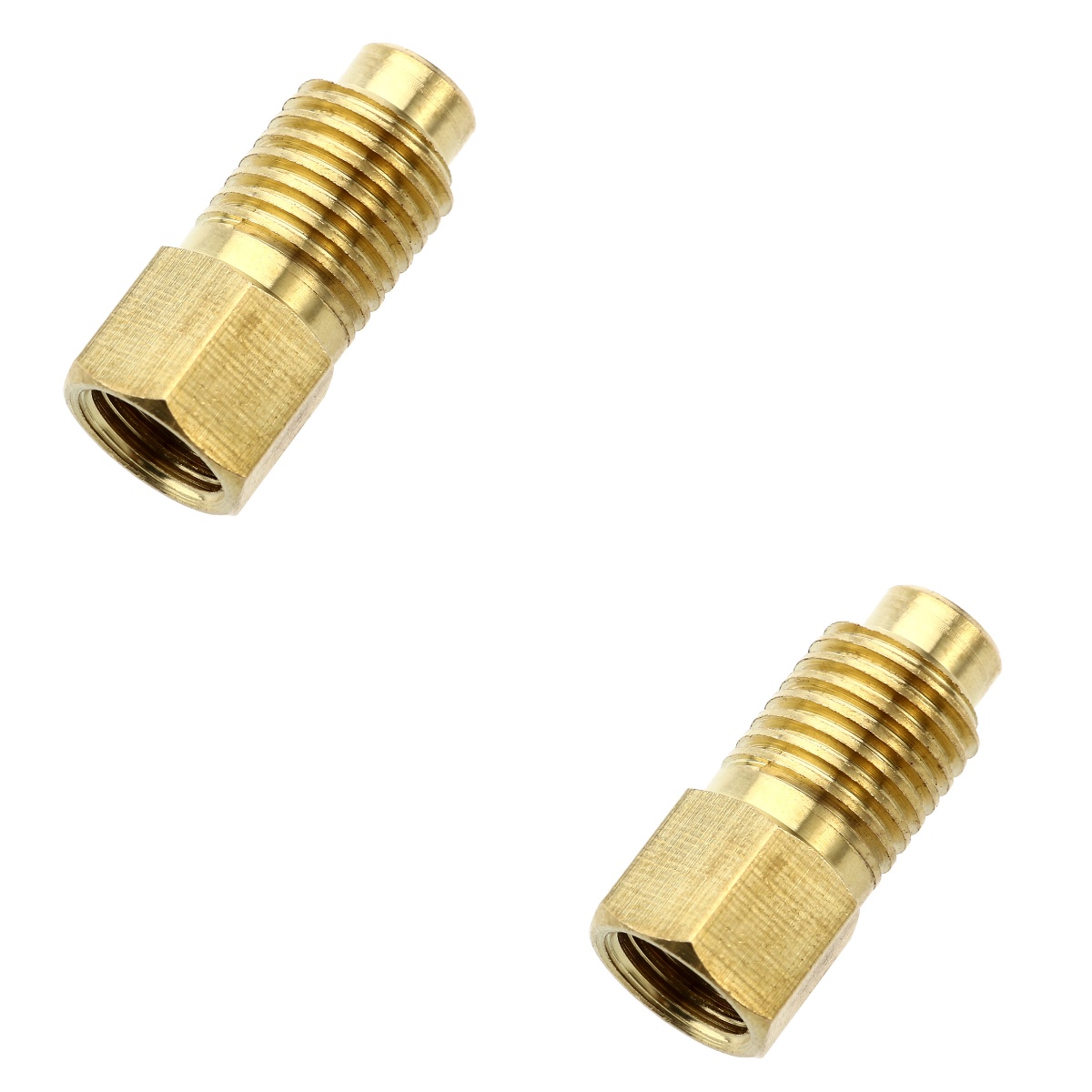 Eease 2pcs Car R134A Refrigerant Adapter 1/4 SAE to 1/2 Vacuum Pump ...