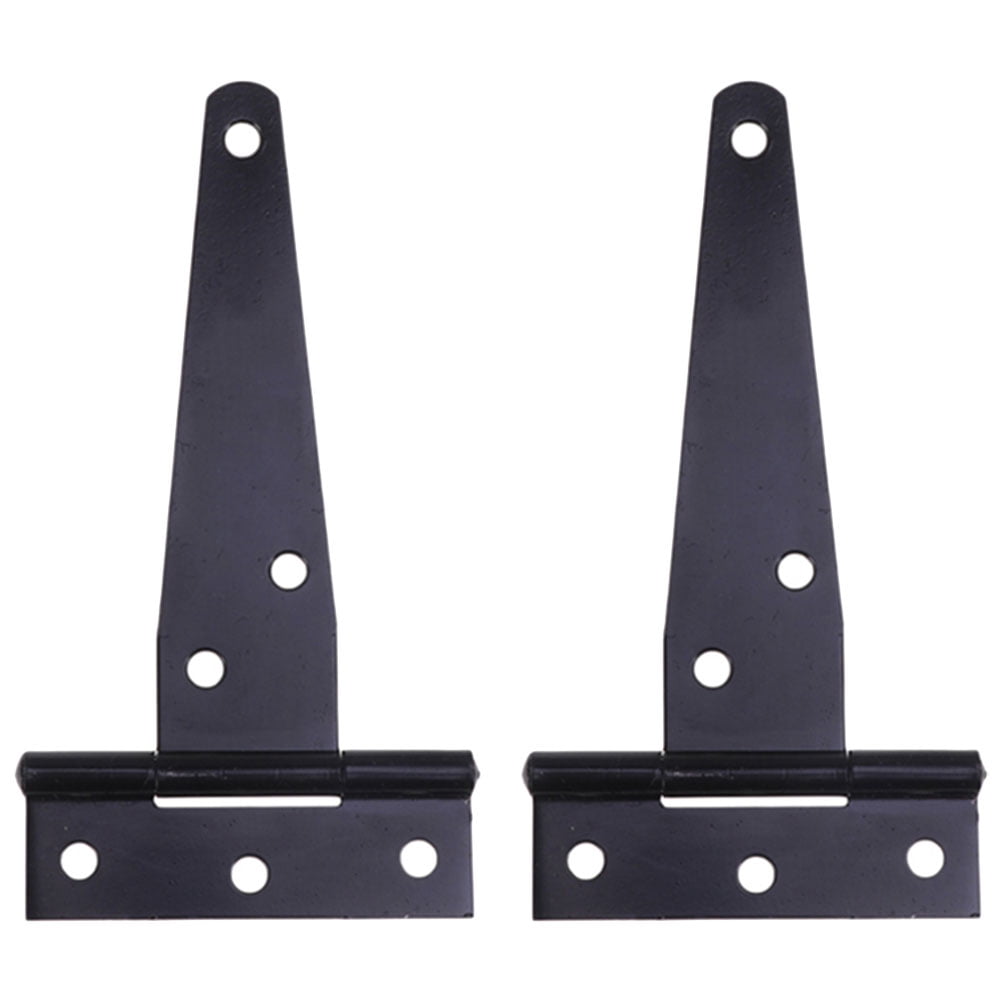 Eease 2pcs Decorative T Strap Hinge Heavy Duty Gate Tee Hinge - Walmart.com
