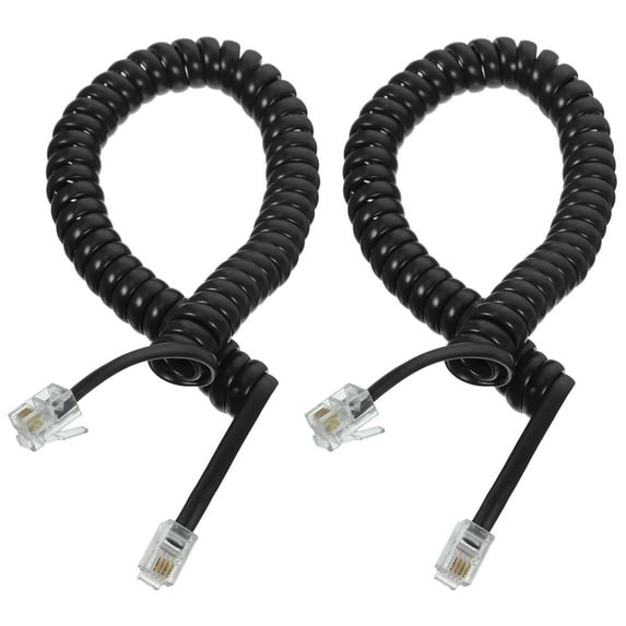 Eease 2pcs Phone Cord Detangler Coiled Landline Cables - Walmart.com