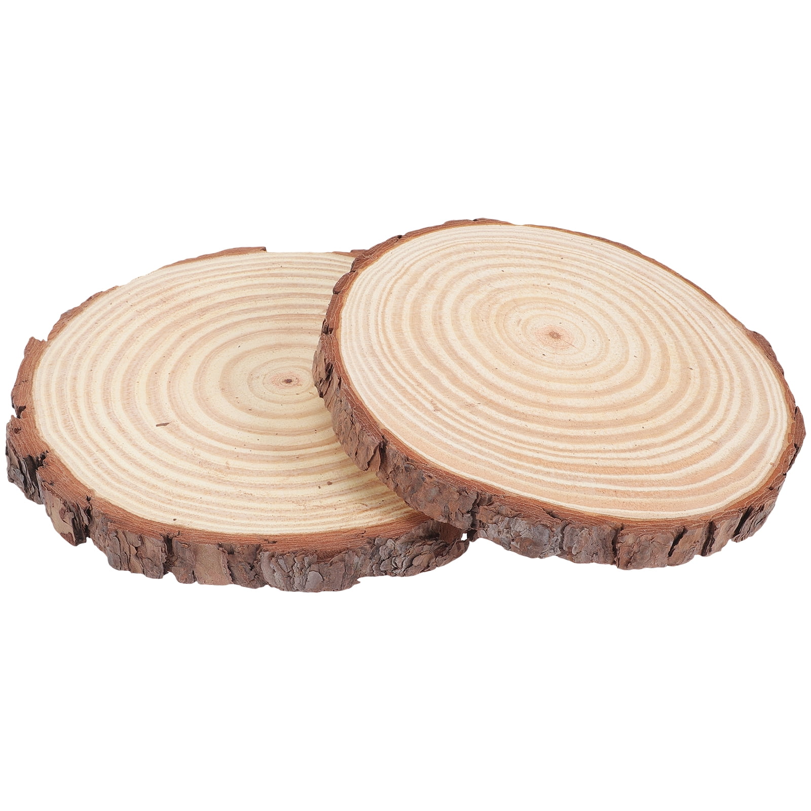 Eease 2pcs Round Log Paver Step Stones for Garden & Outdoor Pathway ...