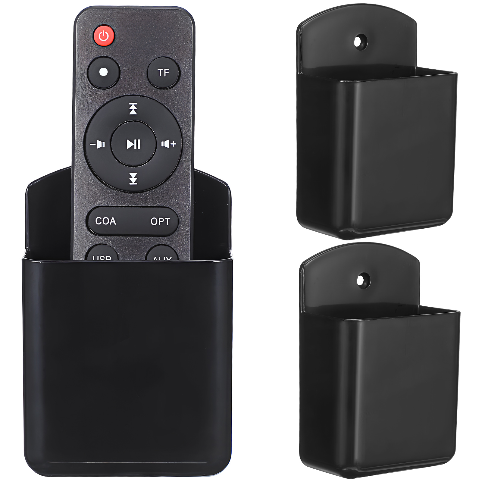 Eease 3 Pcs Remote Control Holders Tv Remote Holder Wall Mount Remote