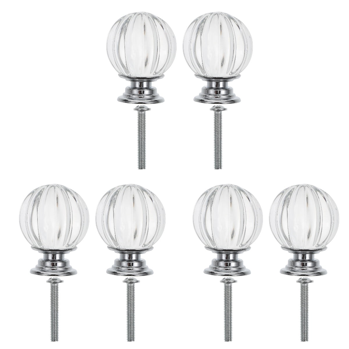 Eease 3 Sets of Crystal Ball Head Lamp Shade Topper Decoration Floor ...