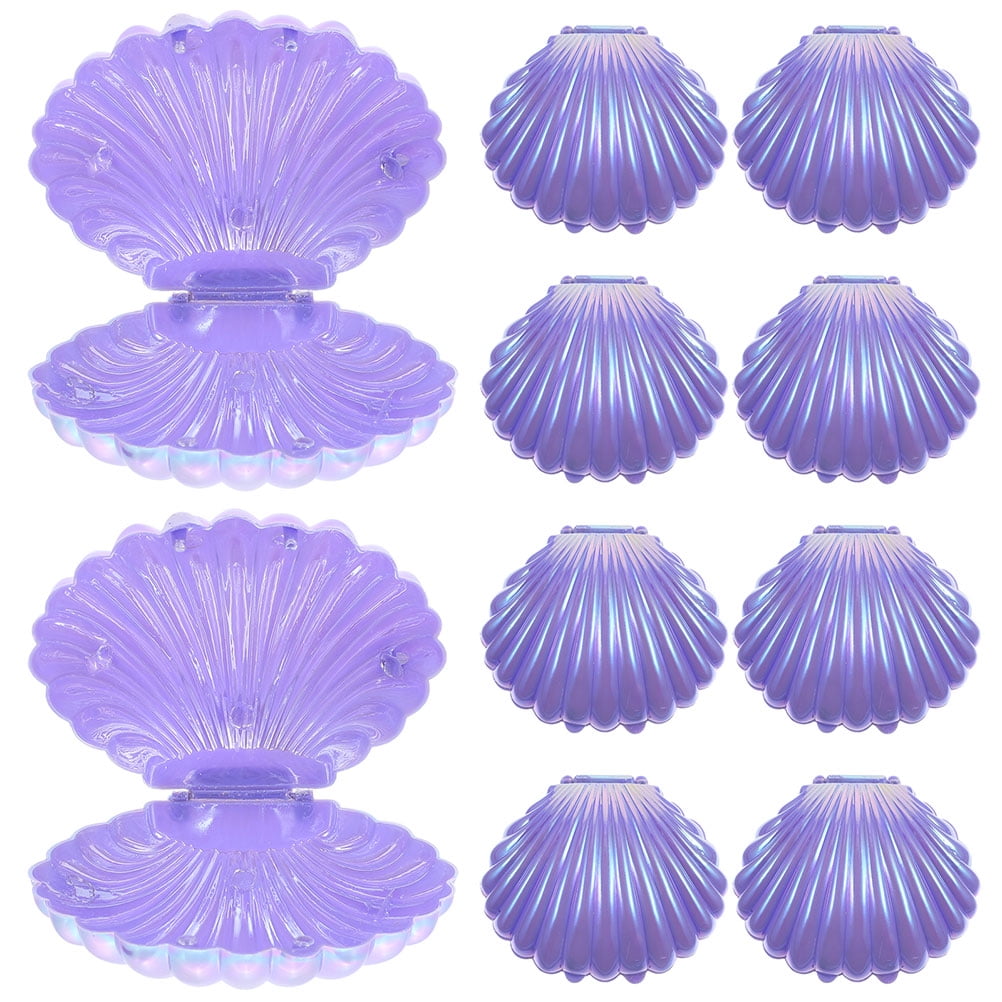 Eease 30Pcs Sea Shells Candy Boxes Seashell Party Favor Containers Mini ...