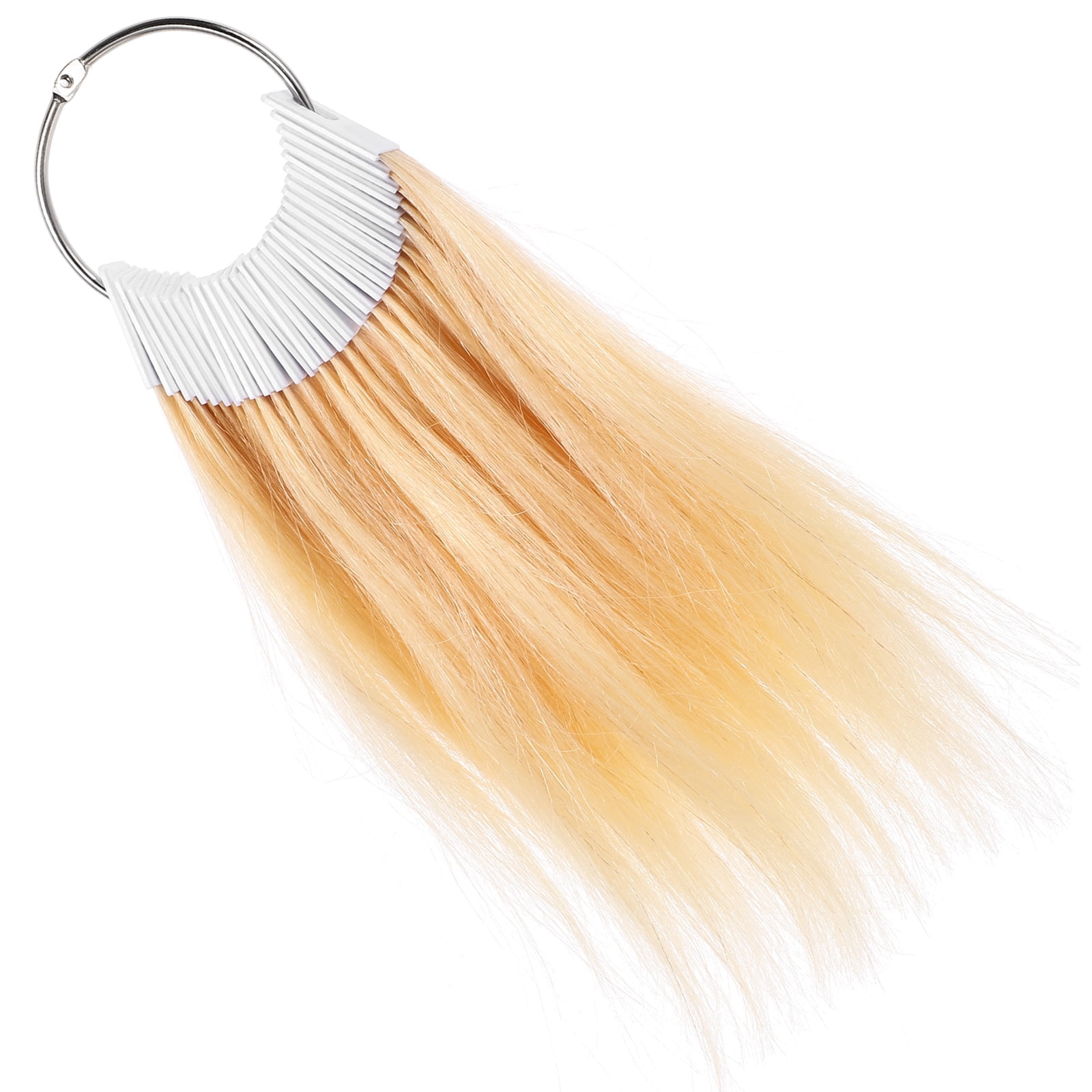 Eease 30pcs Human Hair Color Rings Testing Hair Color Samples Real ...