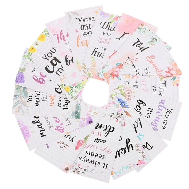 Eease 30pcs Small Encouragement Cards Colorful Motivational Cards ...