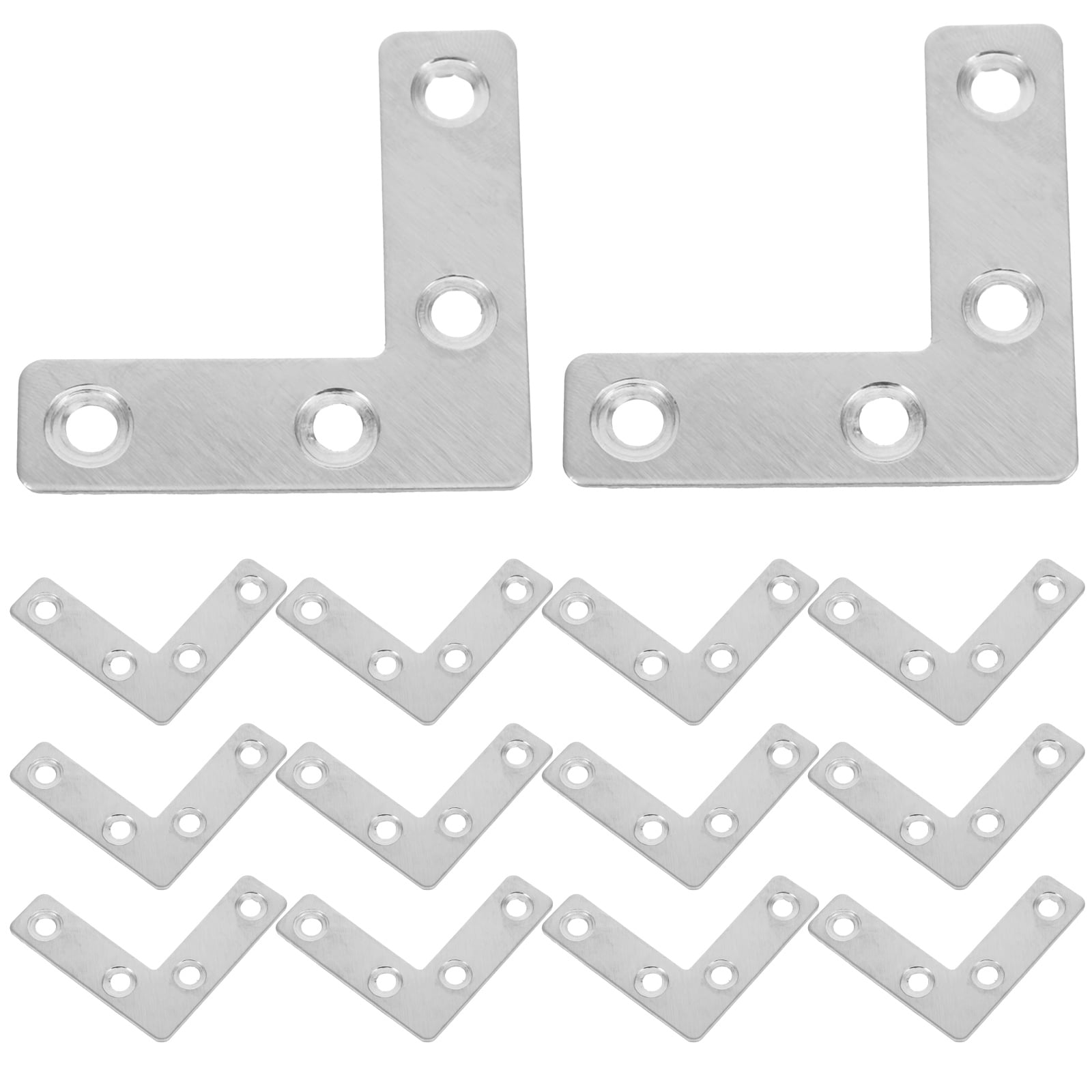 Eease 36pcs L Bracket Heavy Duty Flat Angle Bracket L Bracket For ...