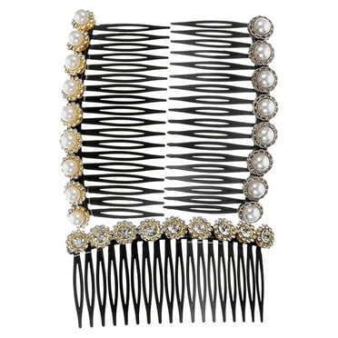 Scunci Effortless Beauty Stretch Hair Combs. Tortoise, Opaque White ...