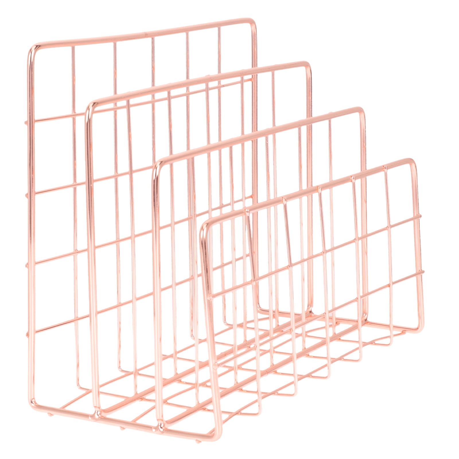 Eease 3pcs Desktop Mail Organizer Metal Storage Rack 3 Slot Book Rack ...