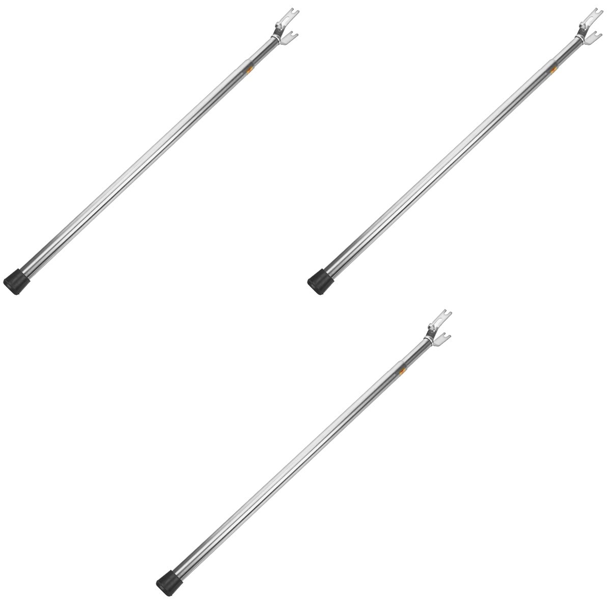 Eease 3pcs Retractable Clothesline Prop Telescopic Clothing Pole ...