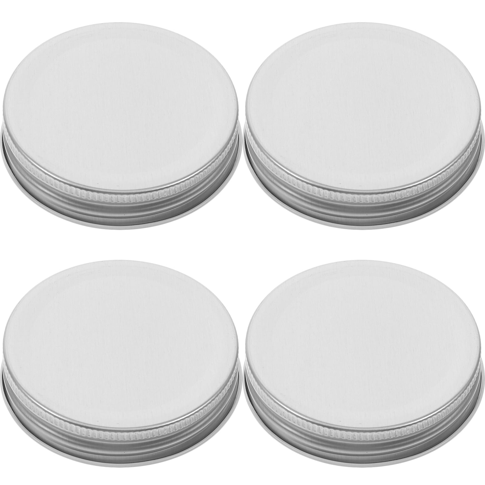 Eease 4 Caps Lids Regular Mouth Leak Proof Secure Storage Caps Lids for ...