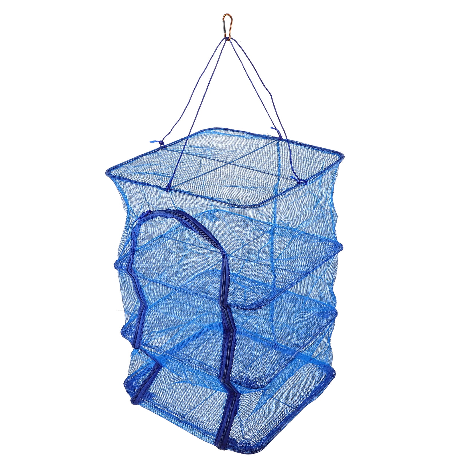 4-Layer Folding Mesh Dryer for Shrimp, Fruit & Vegetables - 66x35x35cm ...