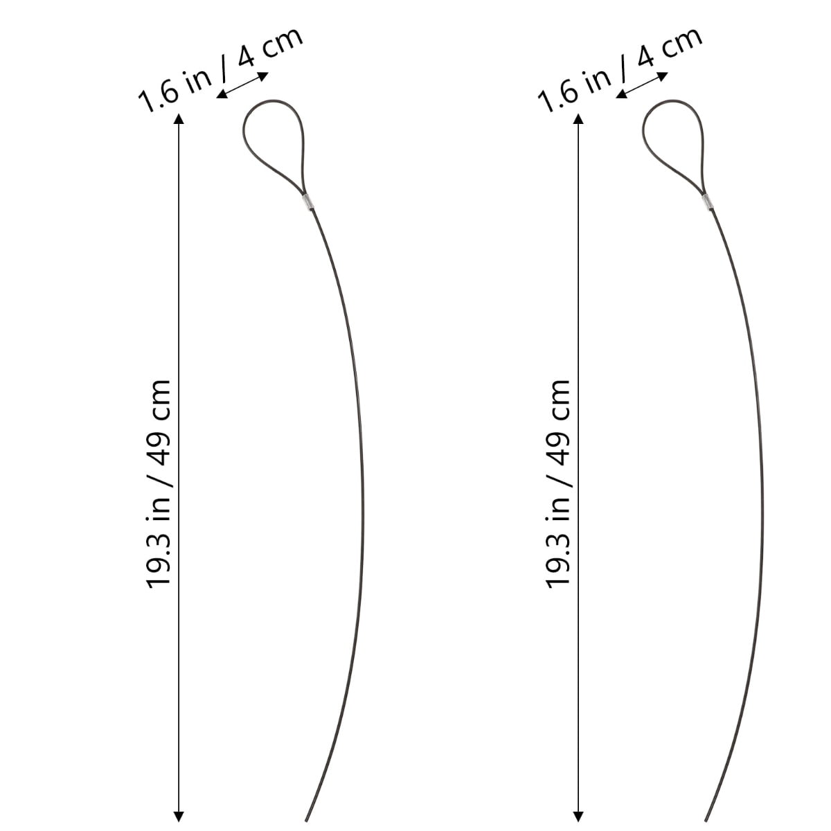 Eease 4 Sets Gate Latch Cable Pull Gate String Latch Cable Pull Gate ...