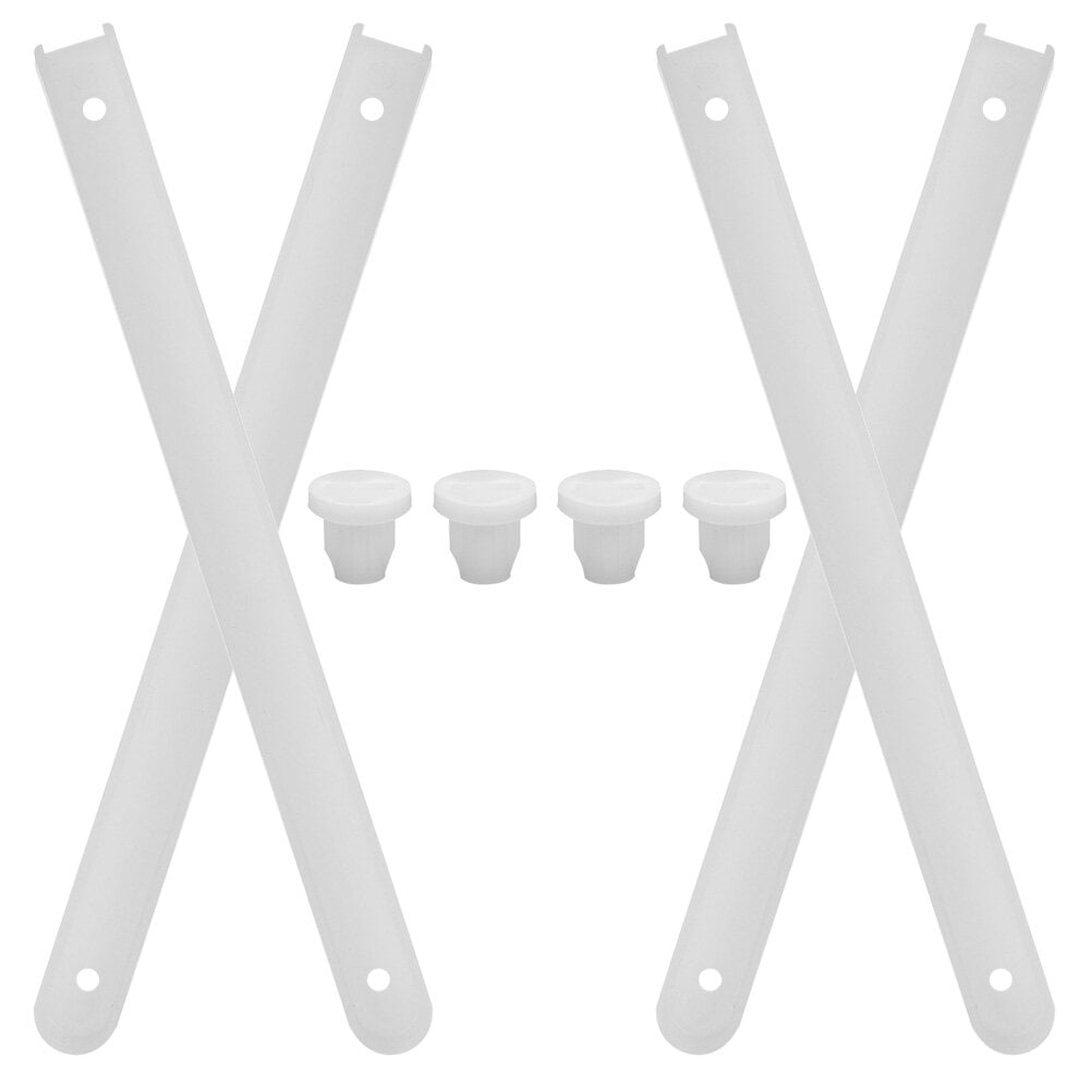 Eease 4 White Plastic Drawers with Soft Close Rails & Replacement Kit ...