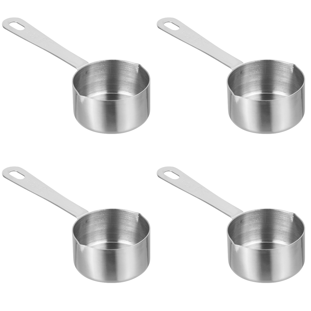 Eease 4 pcs Sauce Spoon Stainless Steel Spoon Kitchen Measuring Spoon ...