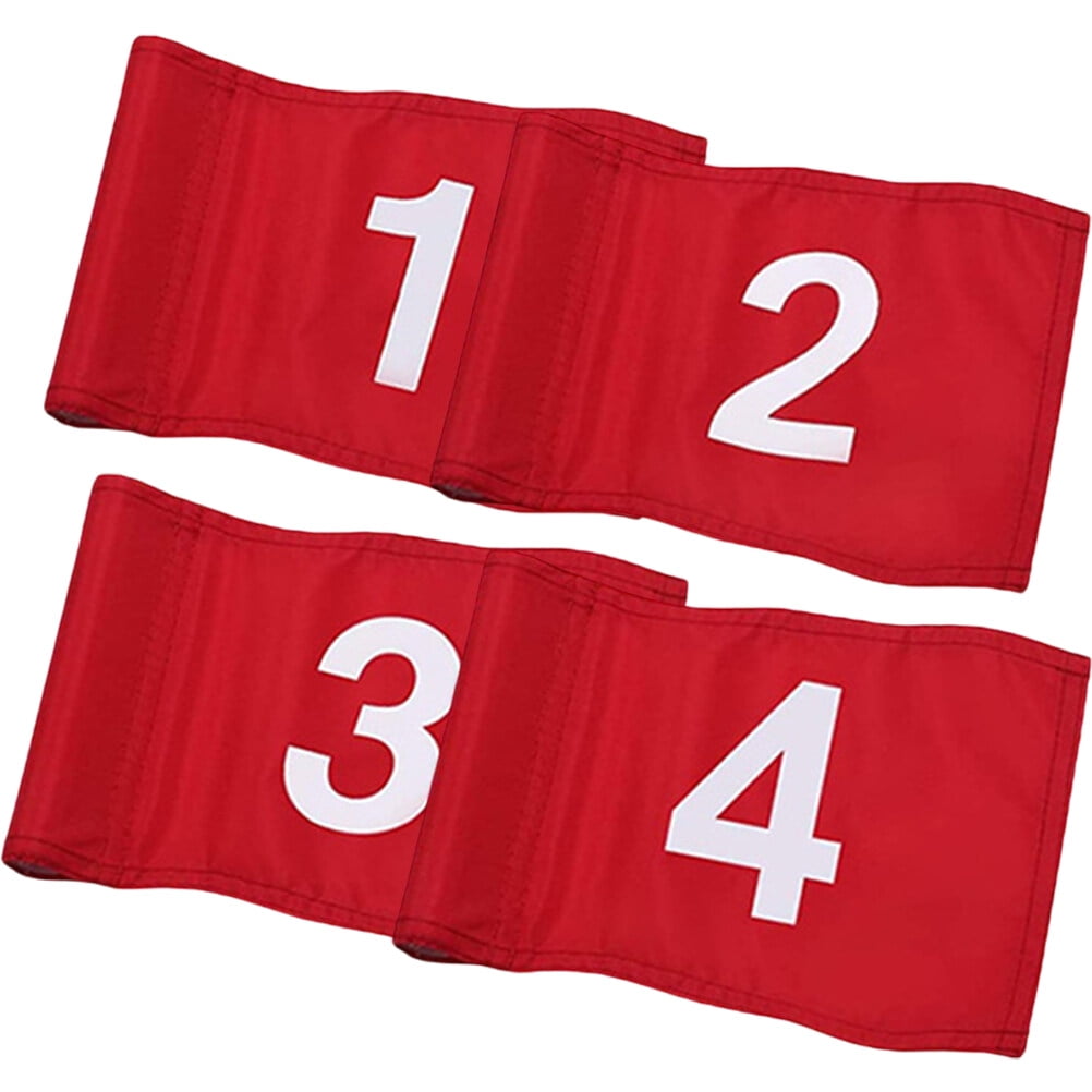 Tineasur Wear-Resistant Golfing Flags, Red Nylon, Improve Putting ...