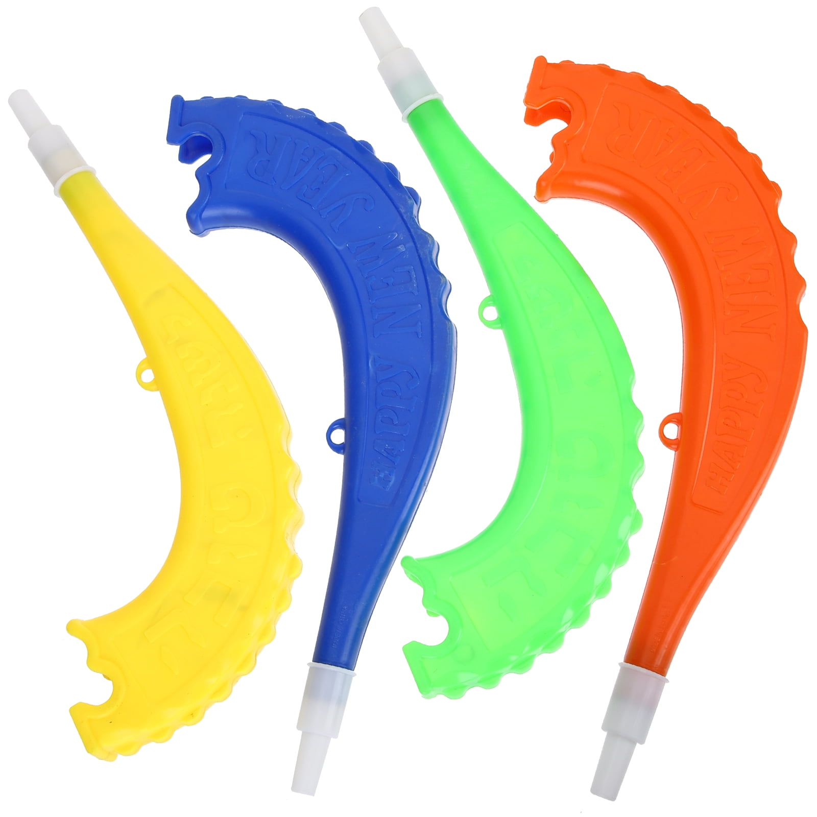 Eease 4Pcs Plastic Toy Shofar Rosh Hashanah Horns for Parties, New Year ...