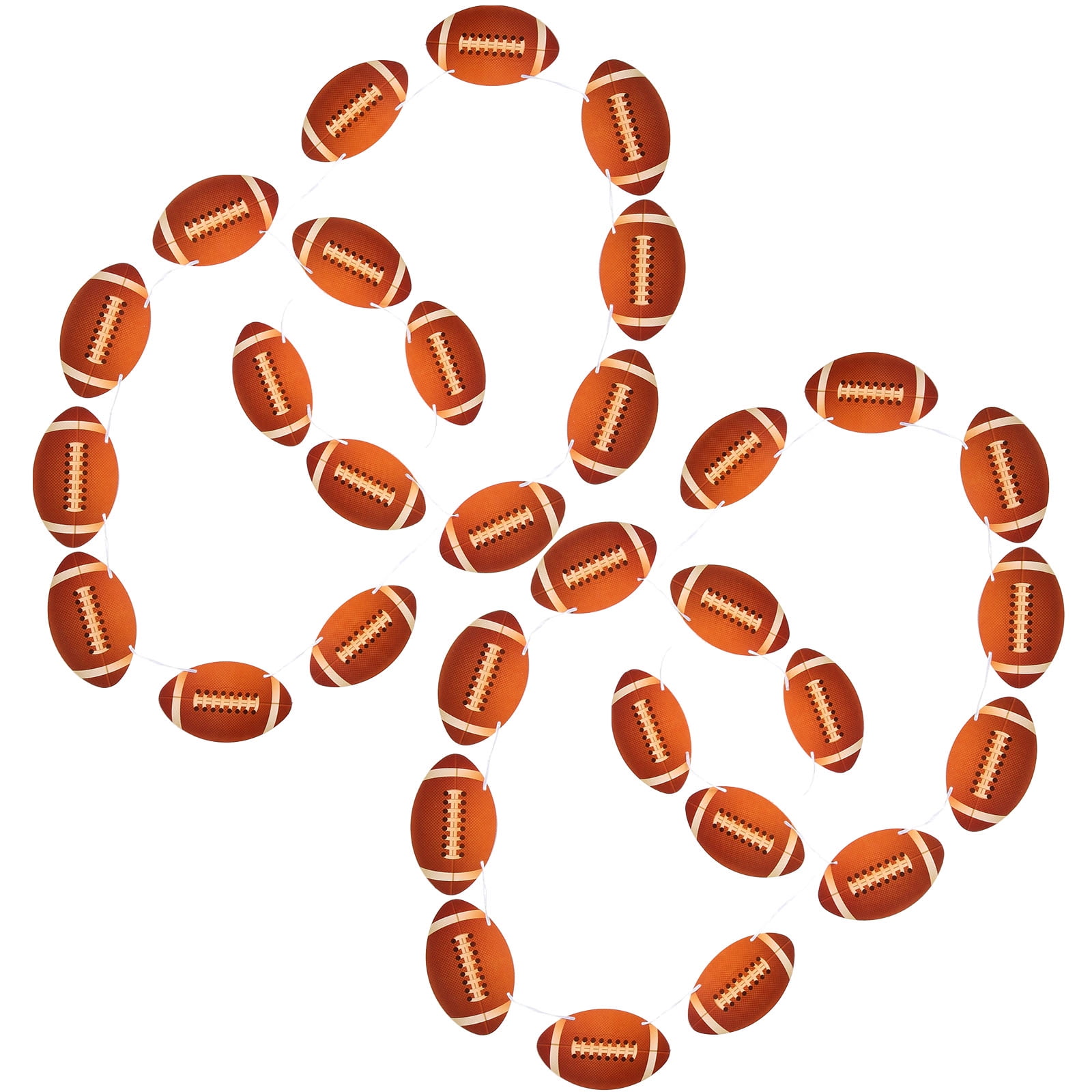 Eease 4Pcs Rugby Banners Football Bunting Banners Hanging Pull Flag ...