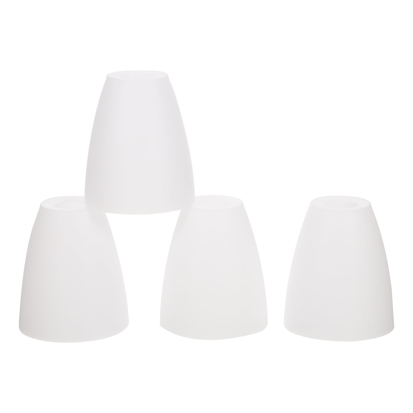 Set of 4 White Replacement Lamp Shades for Ceiling Fans, Floor Lamps ...