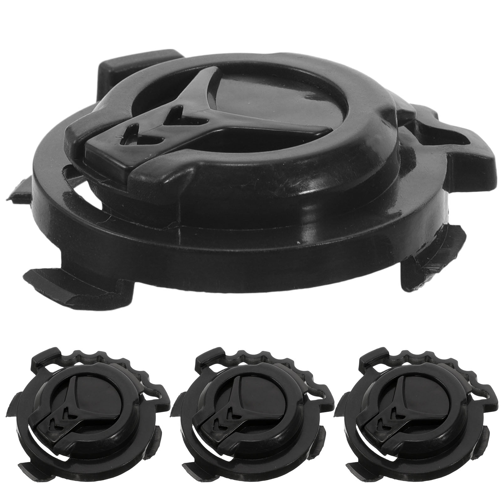 STRANDCHIC Motorcycle Visor Lock Visor Buckle Black Plastic 4pcs ...