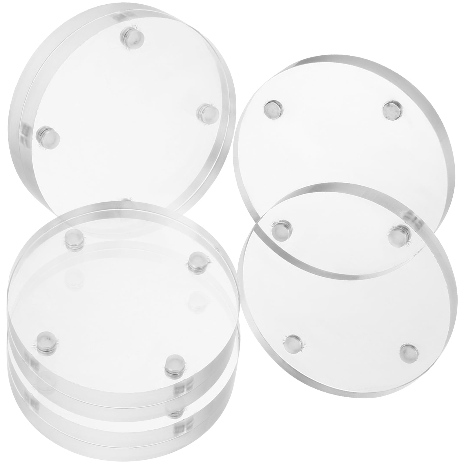 Eease 4pcs Round Magnets Magnetic Photo Picture Frame Mini Photo ...