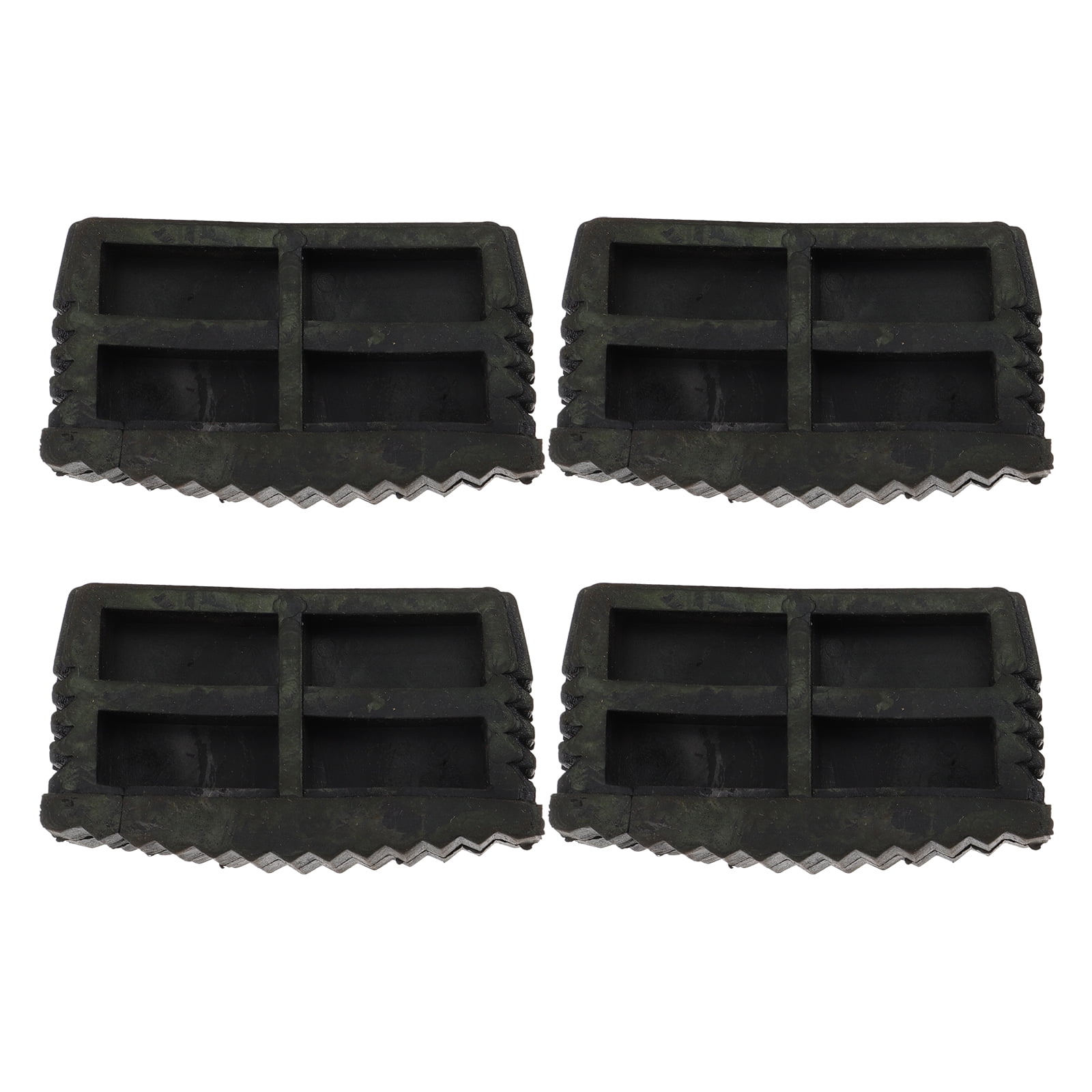 Eease 4pcs Rubber Chair Leg & Ladder Foot Pads Black - Walmart.com