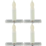 Touch Of ECO Solar Powered LED Flameless Window Candles - Set of 2 ...