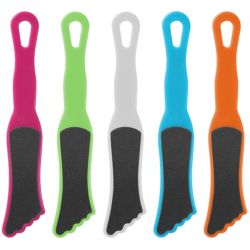 KALLORY Double Sided Foot File Sand Foot File Plastic 5Pcs - Walmart.com