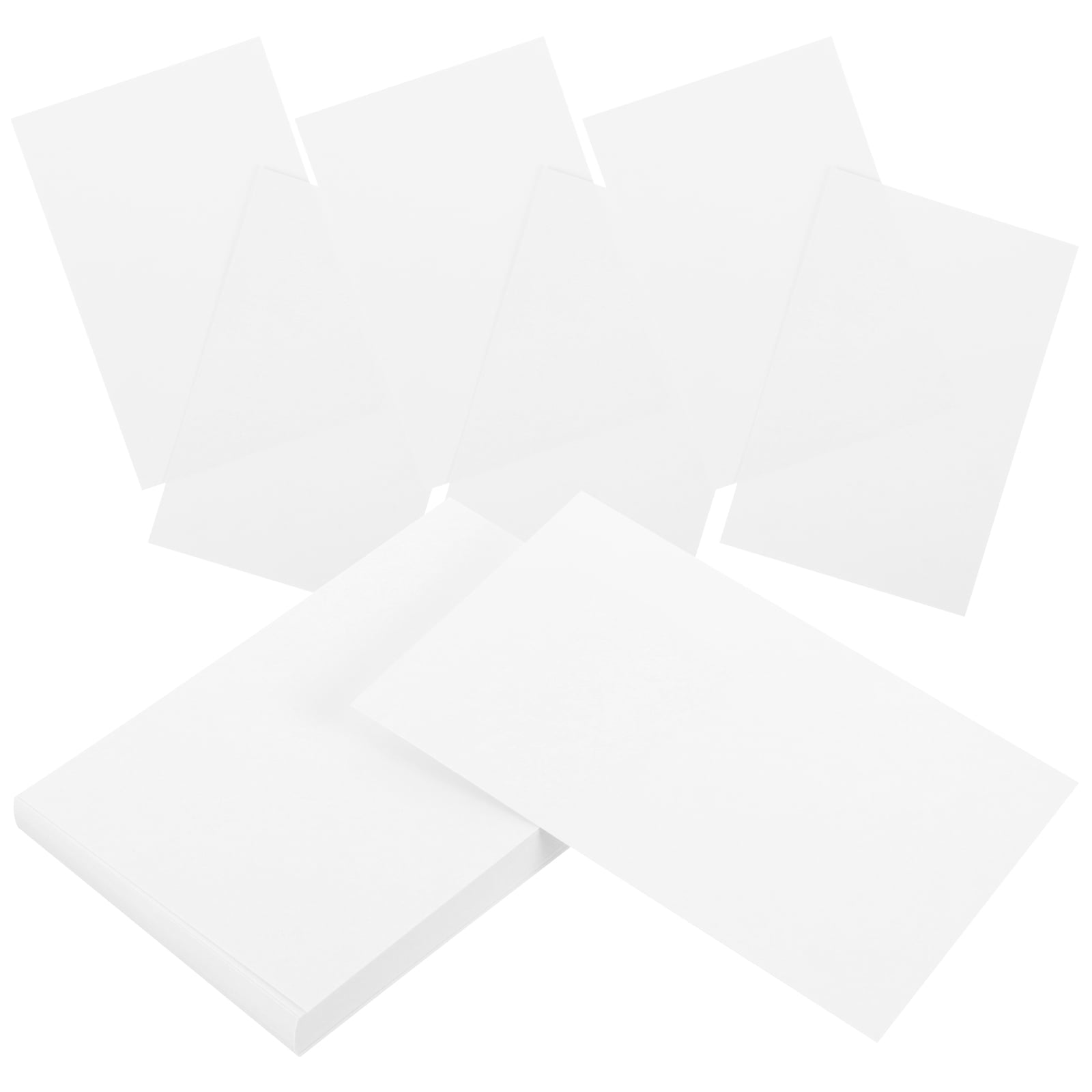 Eease 50 Blank White Flash Cards for Crafts, Invitations, and More ...