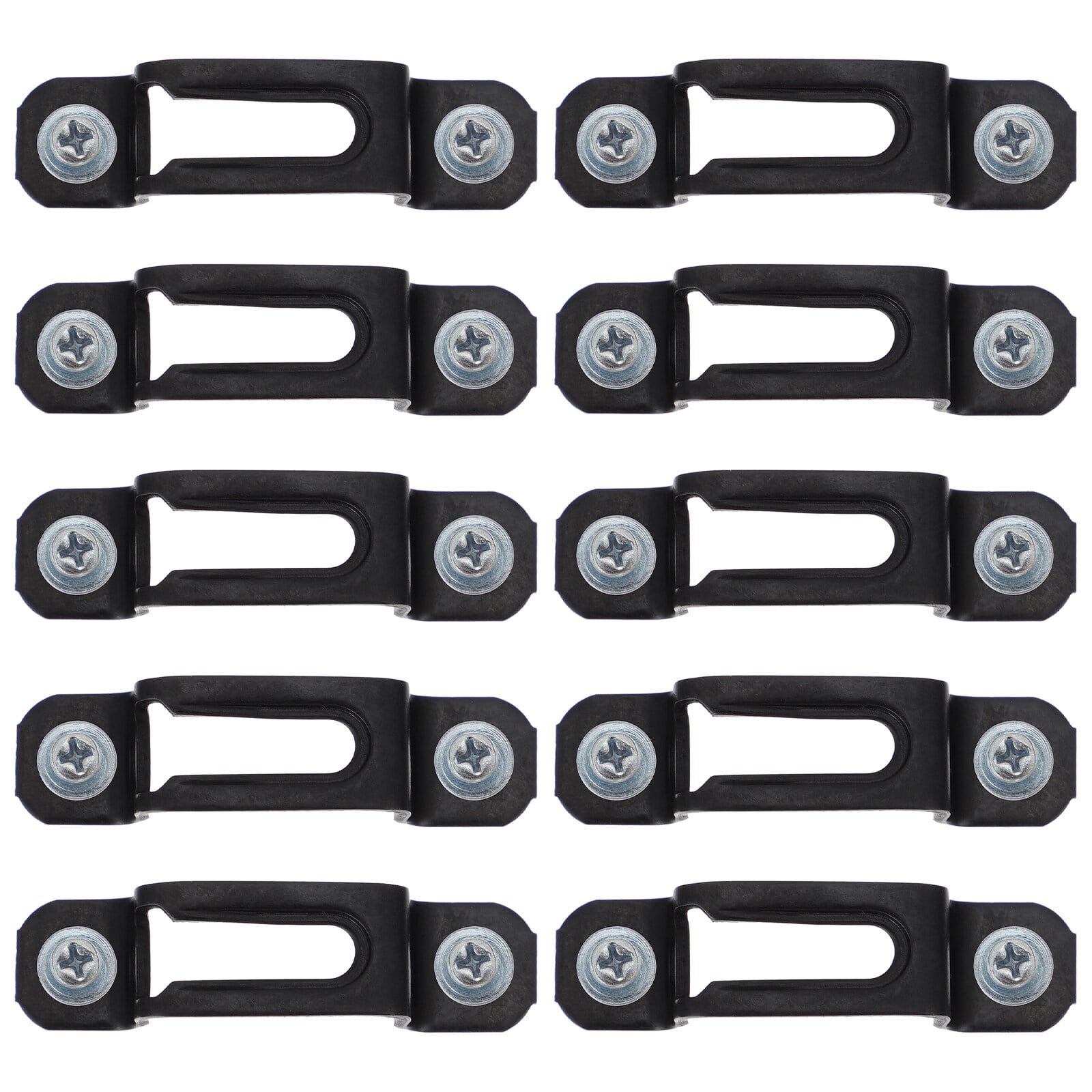 Eease 50 Sets U Shaped Connector Bracket Heavy Duty Bar Holder Door ...