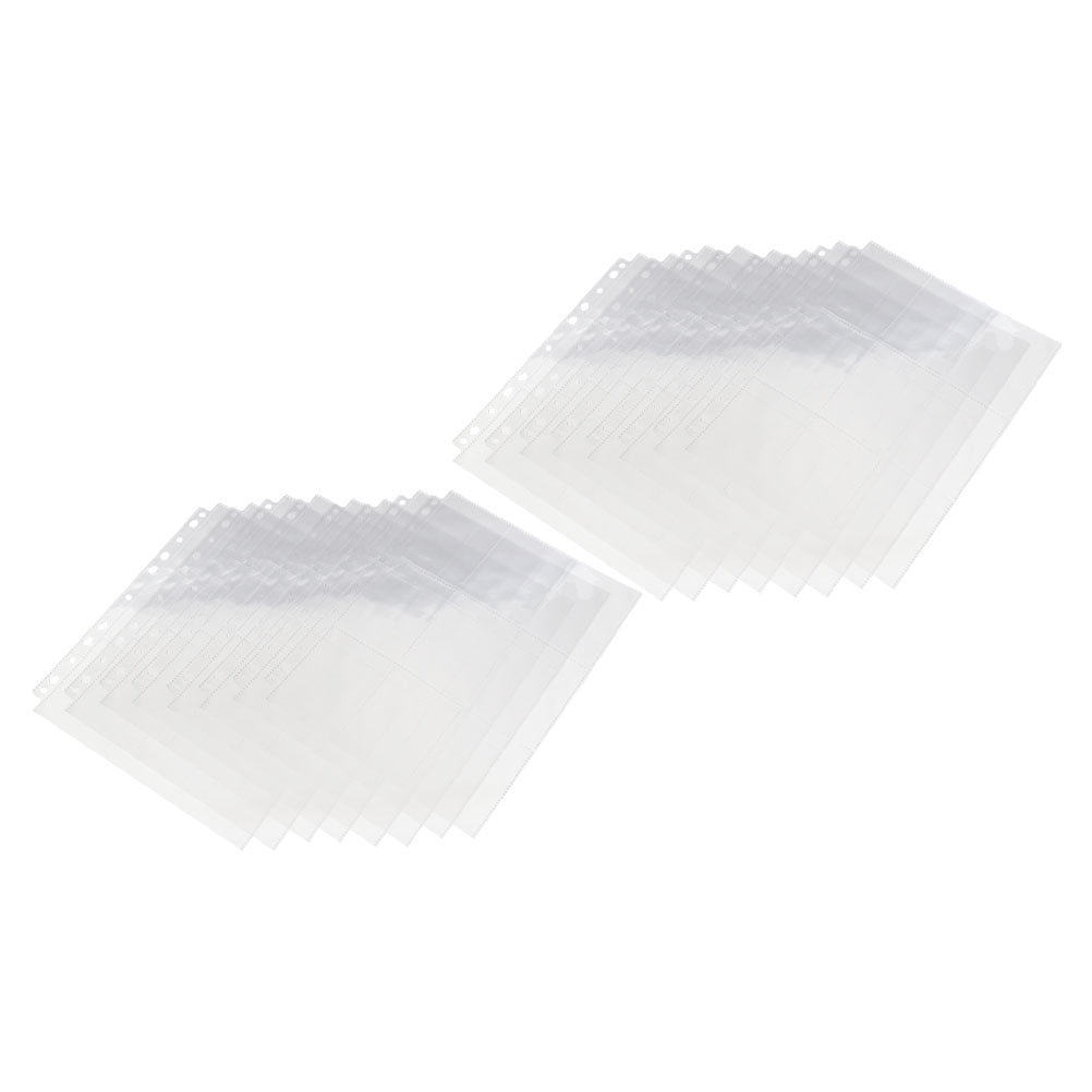 Eease 50 Sheets Photo Album Refill for 3 Inch Photos with 11 Holes ...