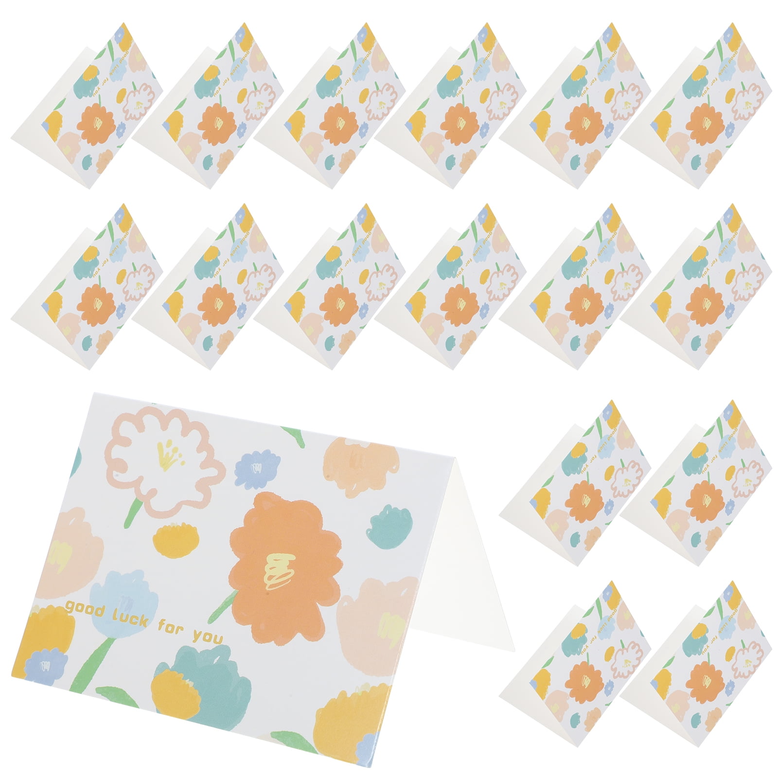 Eease 50Pcs Blank Greeting Cards Decorative Empty Writing Cards ...